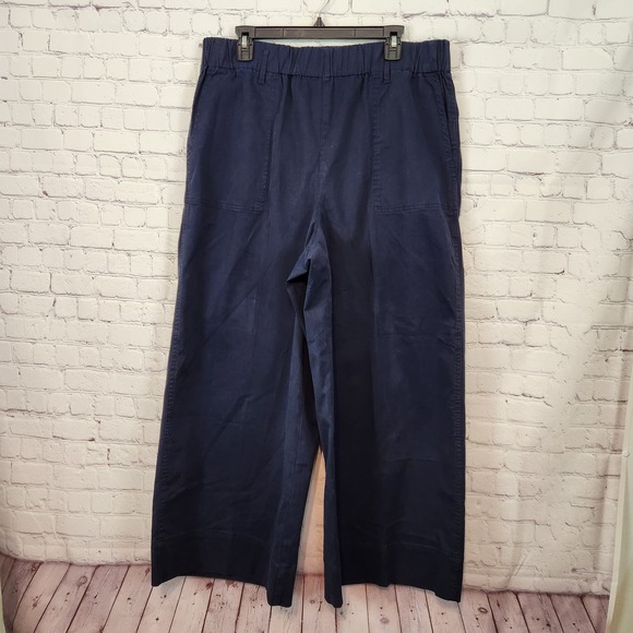 J. Crew Factory | Pants & Jumpsuits | J Crew Reimagined Navy Highrise ...